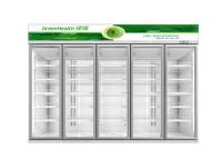 China Adjustable Shelf Supermarket Display Fridge Luxury Type Beverage Cooler for sale