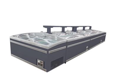 China Large Capacity Supermarket Island Showcase Combination Island Freezer for sale