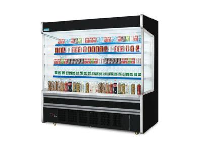 China Commercial Multideck Open Chiller with Dynamic Cooling Adjustable Shelves and LED Lighting for Supermarkets for sale