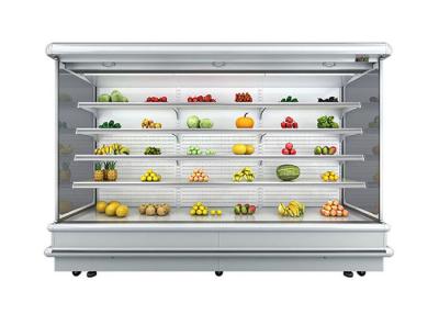 China Remote System Multideck Open Chiller Display Fridge For Vegetable for sale