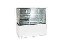 China Stainless Steel Cake Display Freezer Commercial Elegance Marble Base for sale