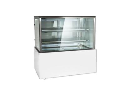 China Stainless Steel Cake Display Freezer Commercial Elegance Marble Base for sale