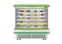 China Plug In System Multideck Open Chiller Dynamic Cooling R22 for sale