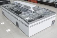 China 630L Commercial Chest Freezer Top Open Door Ice Cream Deep Refrigerator for sale