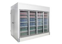 China 6500L Large Capacity Black Load Drinks Display Fridge Vegetables Freezer R134a for sale