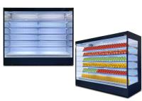 China Efficient Copper Tube Aluminum Fin Multideck Open Chiller Automatic Defrost for sale