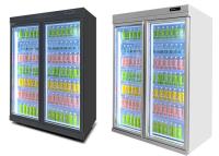 China 1463L Commercial Display Freezer Supermarket Equipment 2 Glass Door For Drink Deli for sale