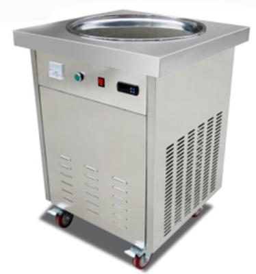 China 1.5kw Fast Frosting Speed Fried Ice Cream Machine with 201 Stainless Steel Construction for sale