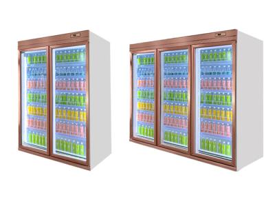 China 1350W Commercial Refrigerator 2 / 3 / 4 / 5 Door Remote Beverage Fridge for sale