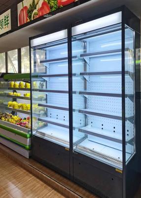 China 1.25m Mini Open Type Integrated Merchandise Chiller For Supermarket for sale