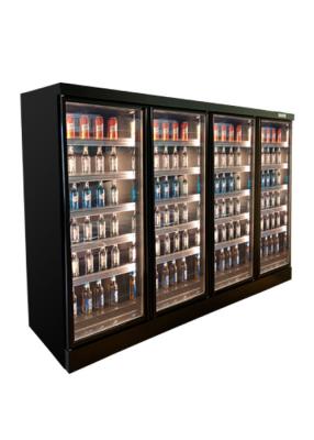 China Upright Multideck Display Chiller Glass Door Refrigeratant Equipment for sale