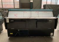 China Commercial 100L Capacity Deli Display Refrigerator with Front Flip-Up Glass Door and LED Lighting 6500K for sale