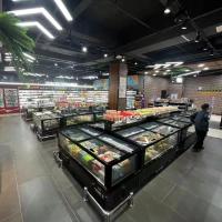 China Shop Big Capacity Commercial Freezer With -18~-22 Degree Auto Defrost Aluminum Interior for sale