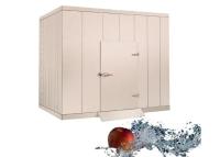 China 100mm Thickness Pu Panel Commercial Walk In Freezer Cold Room Refrigeration Equipment For Seafood for sale
