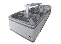 China 900L Supermarket Deep Chest Freezer  Ice Cream Display Frozen Food Freezer for sale