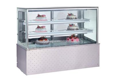 China 1.2 Meters Marble Base Cake Chiller Showcase Storage Freezer Digital Control for sale