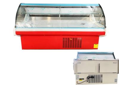 China Butchery Equipment Meat Display Cooler R404a Deli Refrigerated Showcase for sale