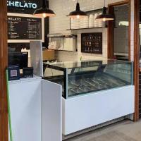 China Square Type Ultra Low Temperature Ice Cream Display Freezer Gelato Cabinet for sale