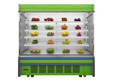China 2412L Commercial Refrigeration Equipment Multideck Cabinet Open Display Showcase for sale