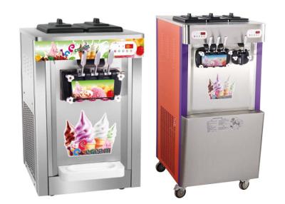 China R404A 22L Ice Cream Making Machine Three Color Ice Cream Maker for sale