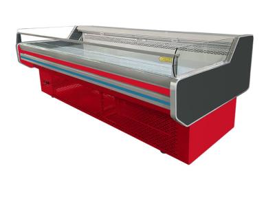 China OEM Fresh Meat Display Refrigerator Meat Shop Equipment With Counter for sale