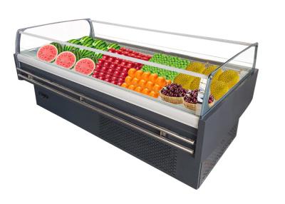 China Dynamic Cooling Fruit Display Fridge Multideck Open Chiller For Supermarket for sale