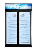 China R134a Commercial Display Freezer Inverter Upright Refrigerator For Drink for sale