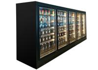 China Commercial Multi Gate Glass Door Chiller Drinks Display Fridge R404a for sale
