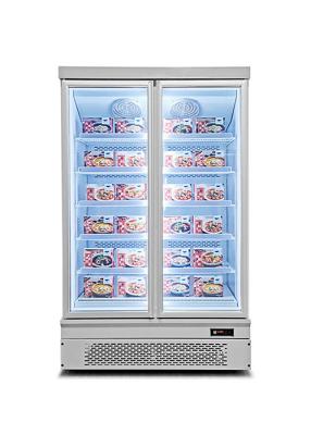 China R134a Commercial Supermarket Equipment Bottom Mount Upright Freeezer Heladeras for sale