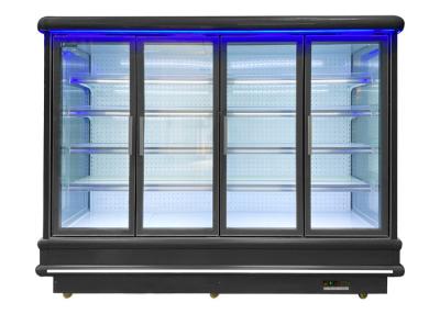 China Supermarket Multideck open Chiller With Doors Drink Display Fridge for sale