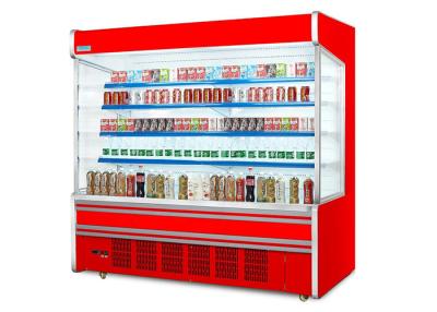 China Fan Cooling Commercial Display Freezer Large Scale Built In System Multideck Chiller for sale