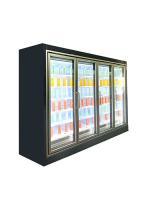 China 1860L Commercial Open Chiller With Glass Door Deep Freezer for sale