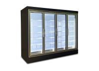 China Remote Plug-In Multideck Open Beverage Display Chiller with R404A Refrigerant and Double Air Curtain for 2~8°C Commercial Refrigeration for sale