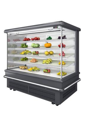 China Factory Supply  Remote System Multi- Deck Open Chiller Supermarket Display  Fridge for sale