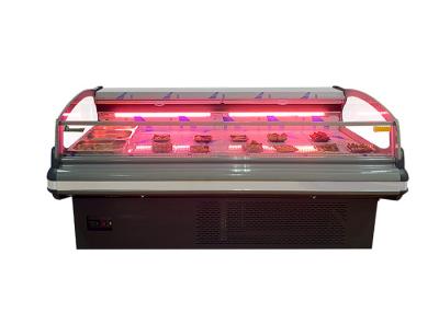 China Green&Health Horizontal Refrigerator With Air Curtain For Fish/Fresh Meat/Seafoods for sale