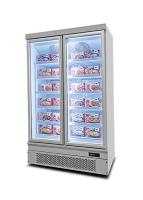 China Commercial Display Freezer with 1000L Capacity Auto Defrost and Fan Cooling for Supermarkets for sale
