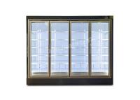 China Electrical Control Commercial Open Chiller With Glass Door For Supermarket for sale