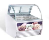 China R202a Ice Cream Display Machine 10 / 12 Pans Gelato Freezer For Supermarket for sale