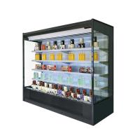 China Multi Layers Open Display Chiller Single Temperature For Fruits Or Drinks for sale