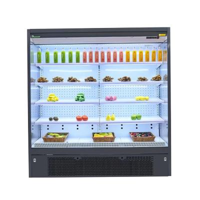 China Multi Layers Open Display Chiller Single Temperature For Fruits Or Drinks for sale
