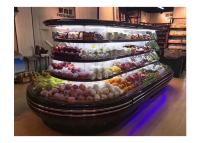 China Multi Deck Round Island Open Chiller Refrigeration For Supermarket for sale