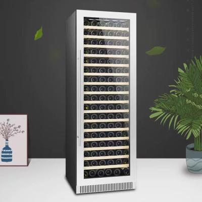 China ETL Certificate Fan Cooling Low E Glass Wine Cabinet Fridge With Temperature Range 4 To 22°C for sale
