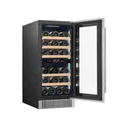 China ETL Certificate 220V 50HZ Commercial Wine Storage Cabinet  Dual Zone Temperature Range for sale