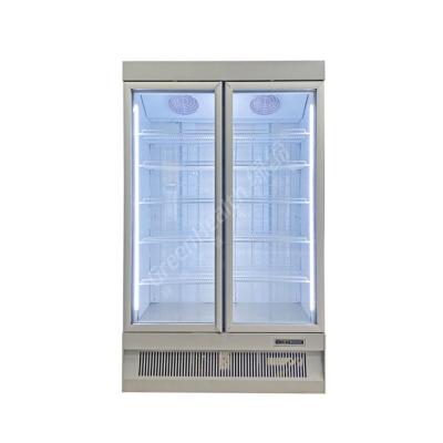 China Rapid And Deep Freezing Built In Glass Door Freezer Adjustable Shelf For Frozen Food Display for sale