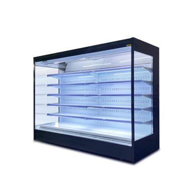 China R22 Multi Deck Open Display Chiller with 4 Shelves and 5 Display Spaces for sale