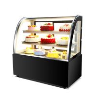 China GreenHealth ZZ-120 LED Bakery Cake Display Chiller with Castors, 1200×620×1200 mm, 2–10°C for sale