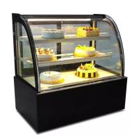 China GreenHealth ZZ-120 LED Bakery Cake Display Chiller with Castors, 1200×620×1200 mm, 2–10°C for sale