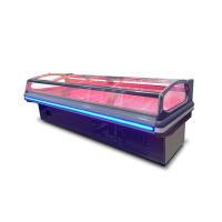 China Top-Notch Meat Fish Cooked Food Display Freezer For Supermarket / Retailers for sale