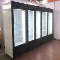 China 220v/50-60hz Rated Voltage Beverage Display Cooler with Temperature Range of 2C to 8C for sale