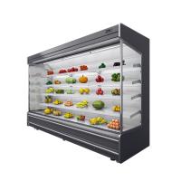 China 3m Open Multi Deck Supermarket Refrigeration Display Chiller For Milk for sale